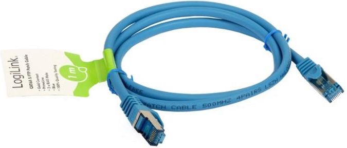Patchcord S/Ftp 1M Kat.6A Niebieski - Opinie i ceny na Ceneo.pl