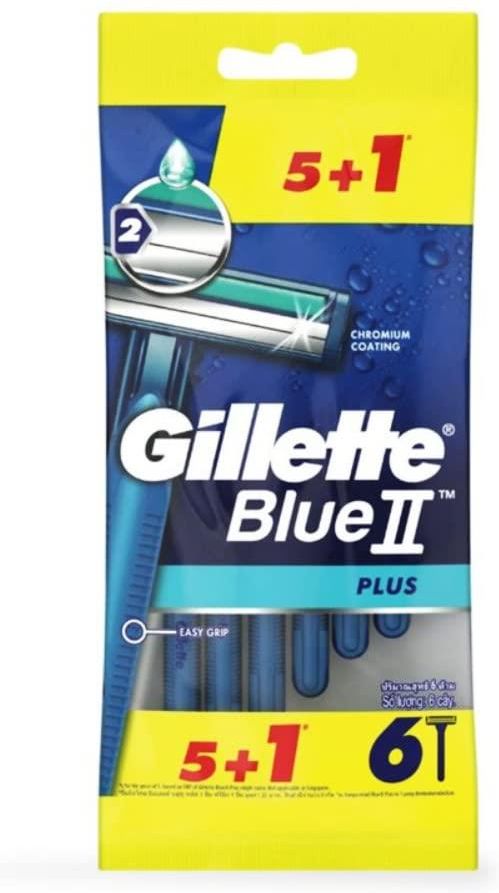 Gillette Blue Ii Plus Jednorazowe Maszynki Do Golenia Dla Mężczyzn 6Szt ...