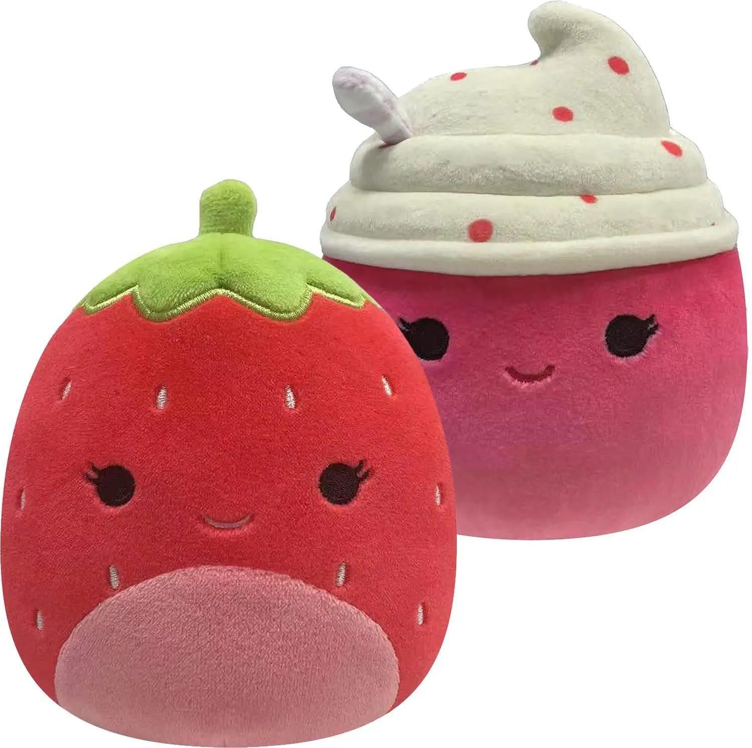 Squishmallows Flip A Mallows 2W1 Truskawka I Jogurt Scarlet I Cinnamon ...