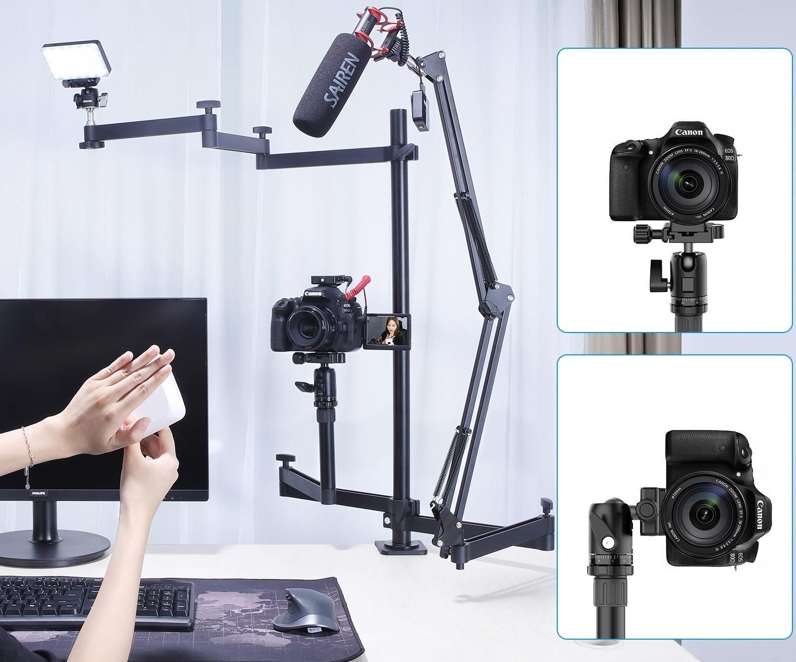 U-Stand-3 Wielofunkcyjny statyw biurkowy Ulanzi Universal Desktop ...