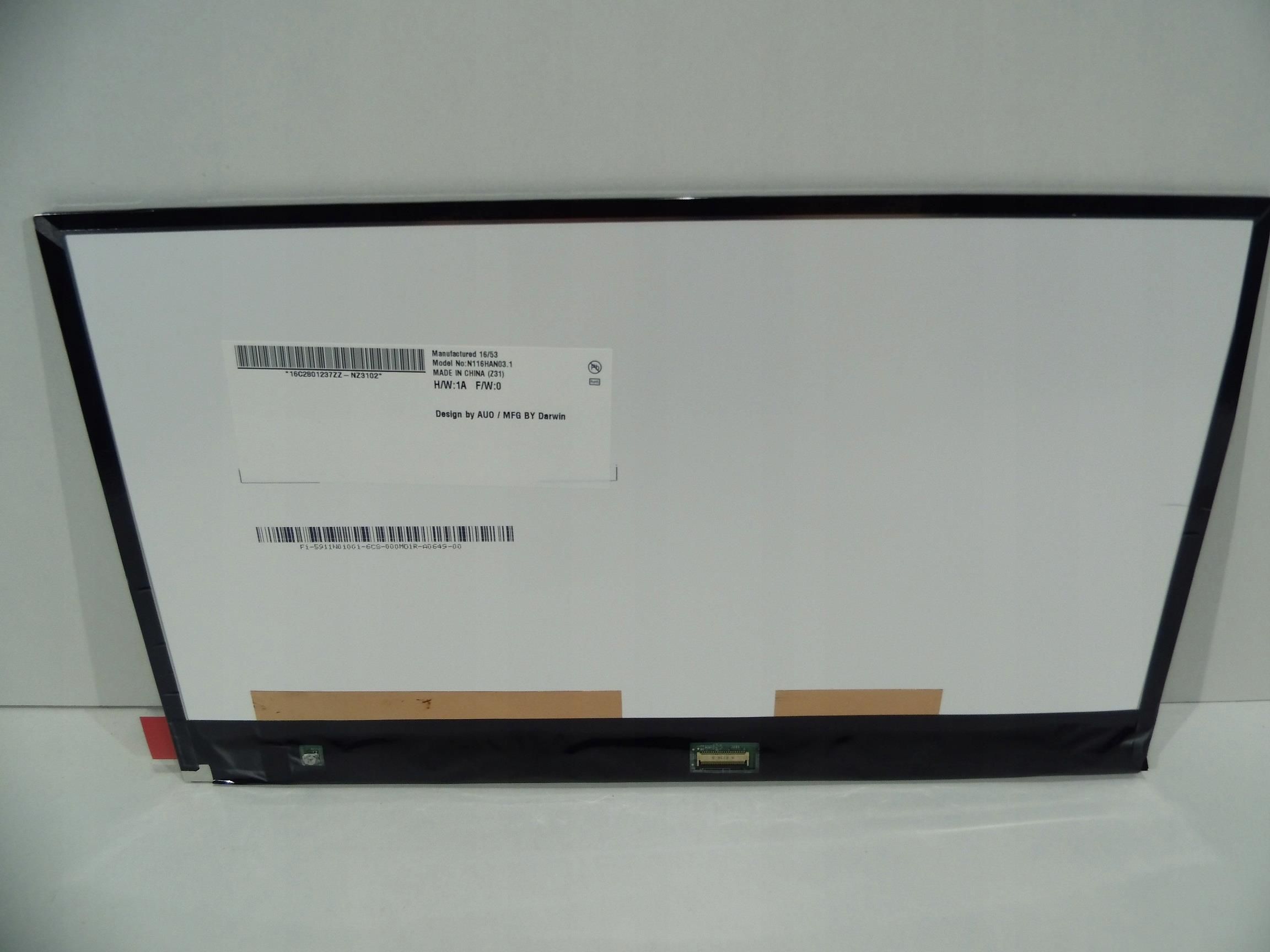 Podzespoły do laptopa AUO MATRYCA B116HAN03.1 MEDION P2211T ESSENTIEL ...