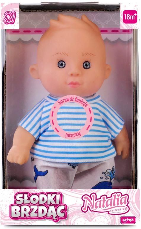 Lalka Artyk Lalka Natalia 19 Cm Słodki Brzdąc W Niebieskim Ubranku ...