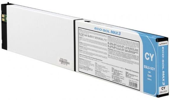 Roland Eco-Sol Max 3 ESL5-5CY Cyan - Ceny i opinie - Ceneo.pl