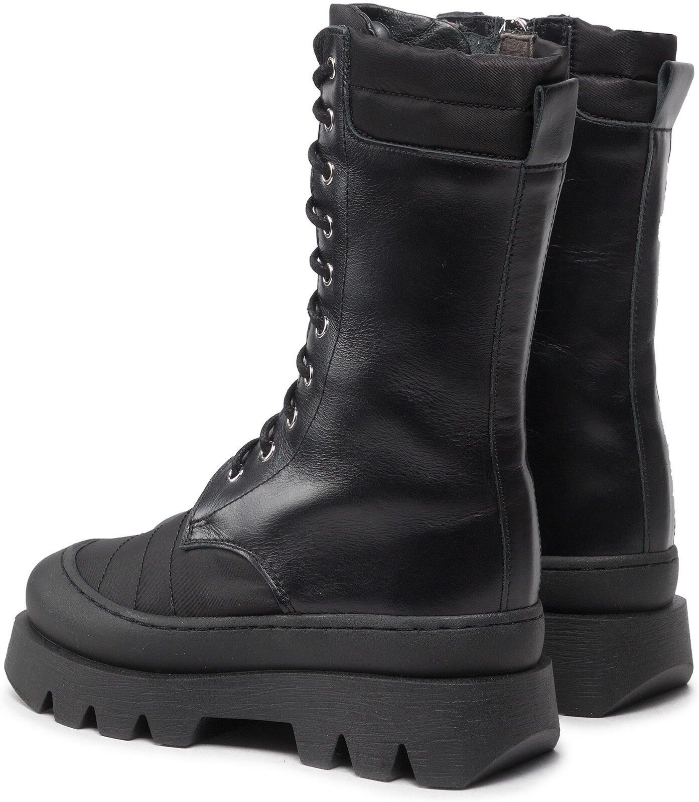 Solo Femme Kozaki D0304-01-N83/N33-52-00 Czarny - Ceny i opinie - Ceneo.pl