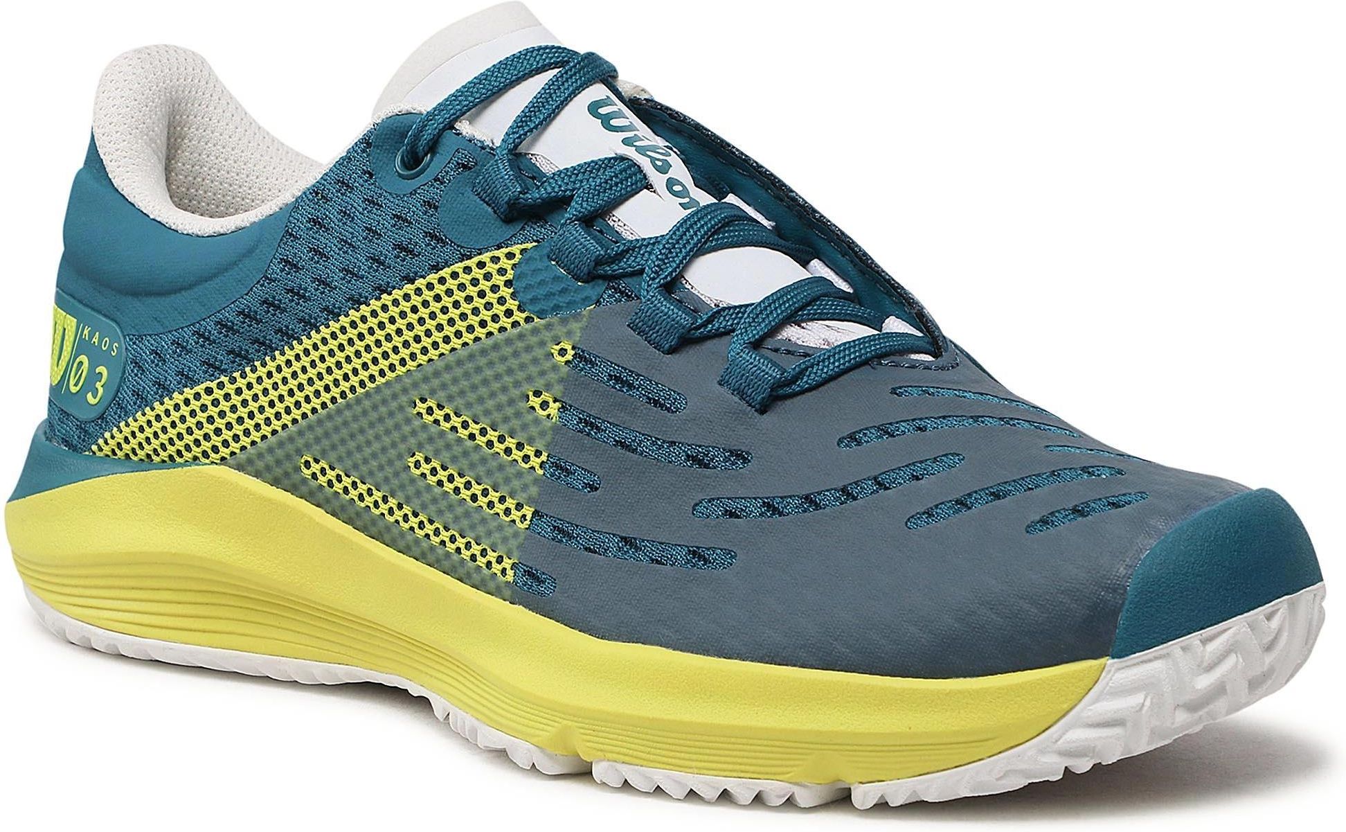 Buty WILSON - Kaos 3.0 Jr WRS329030 Blue Coral/Sulfr Spg/Wht - Ceny i ...