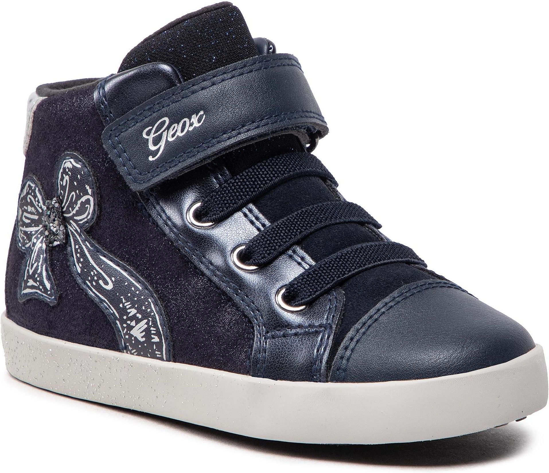 Sneakersy GEOX - B Kilwi G. A B26D5A 077AJ C4P1W S Dk Navy/Silver - Ceny i opinie - Ceneo.pl
