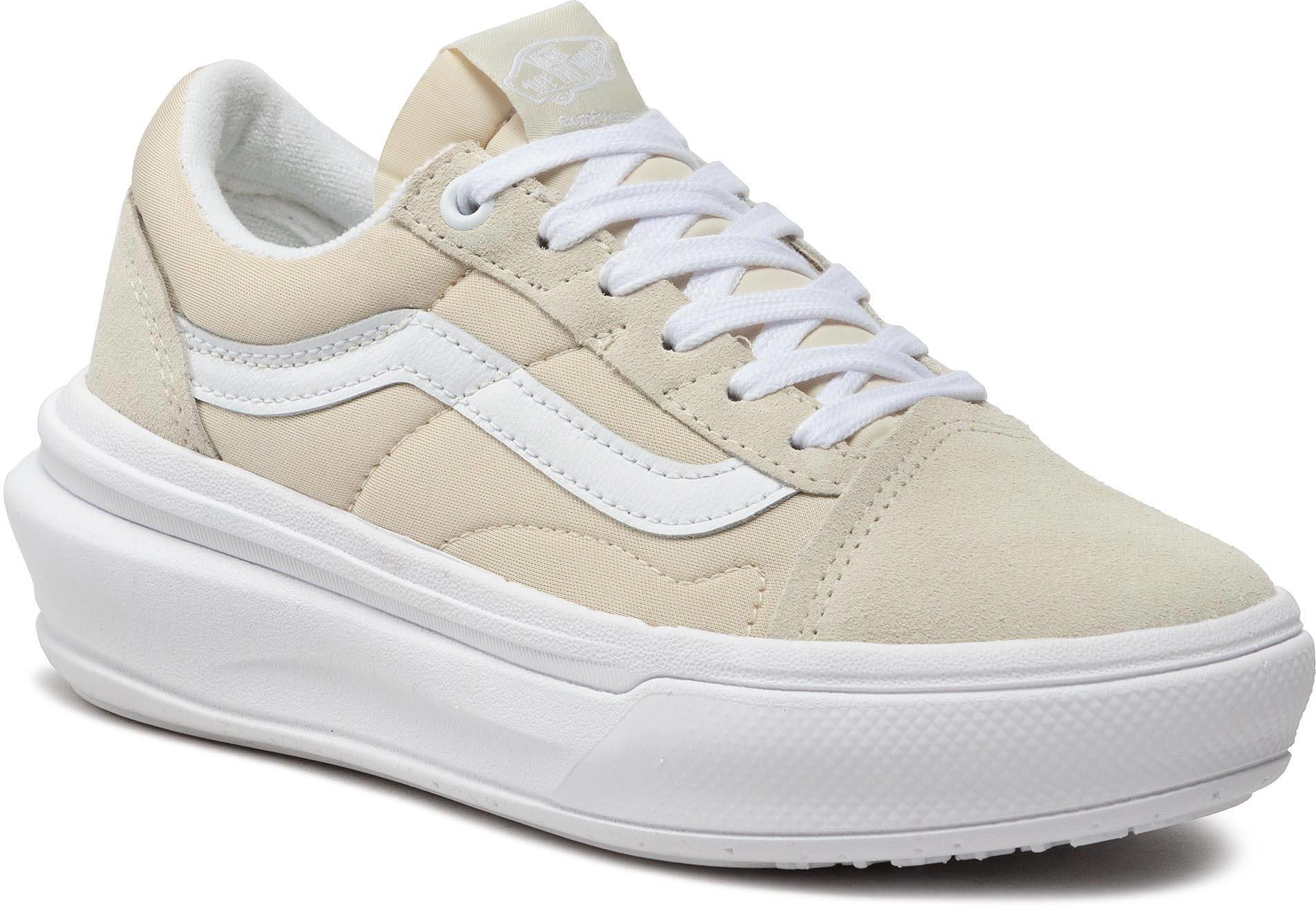 Sneakersy VANS - Old Skool Over VN0A7Q5E1NF1 Sand/White - Ceny i opinie ...