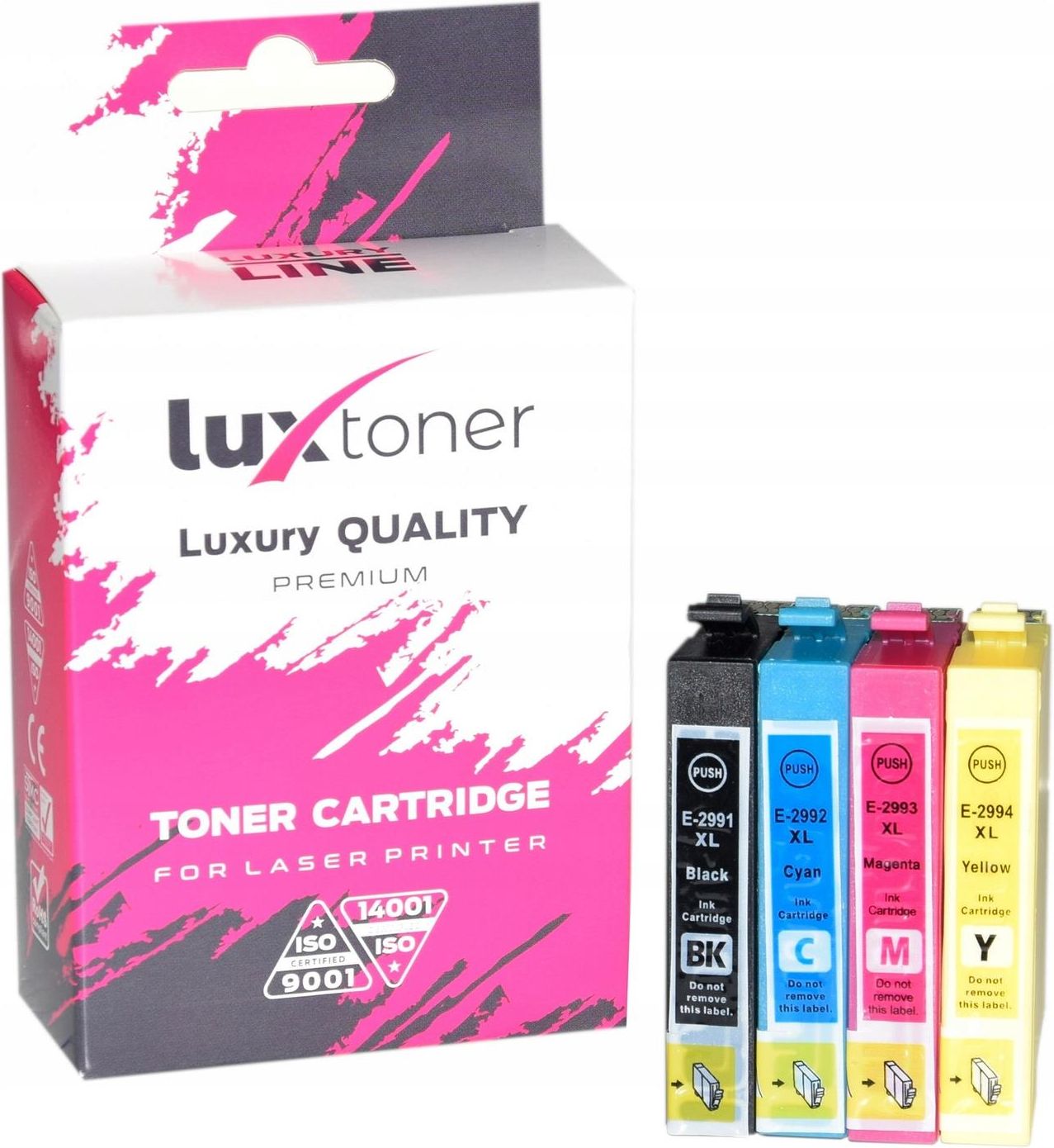 Tusz LUXTONER 4X TUSZ XL DO EPSON T2991 XP235 XP245 XP342 XP435 ...