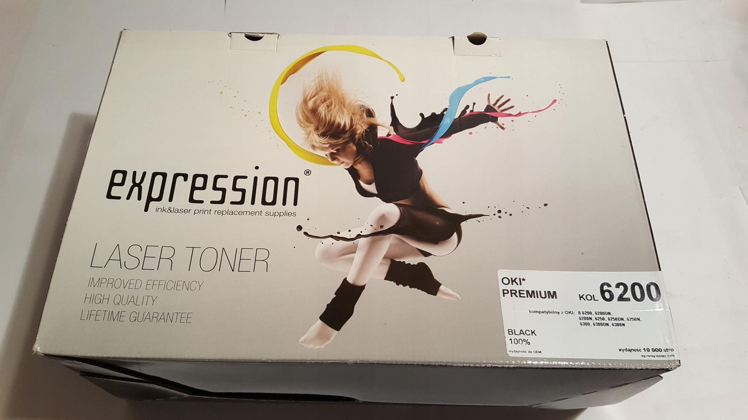 EXPRESSION TONER OKI 9004078 B6200 6250 6300 10K () (KOL6200) - Opinie ...
