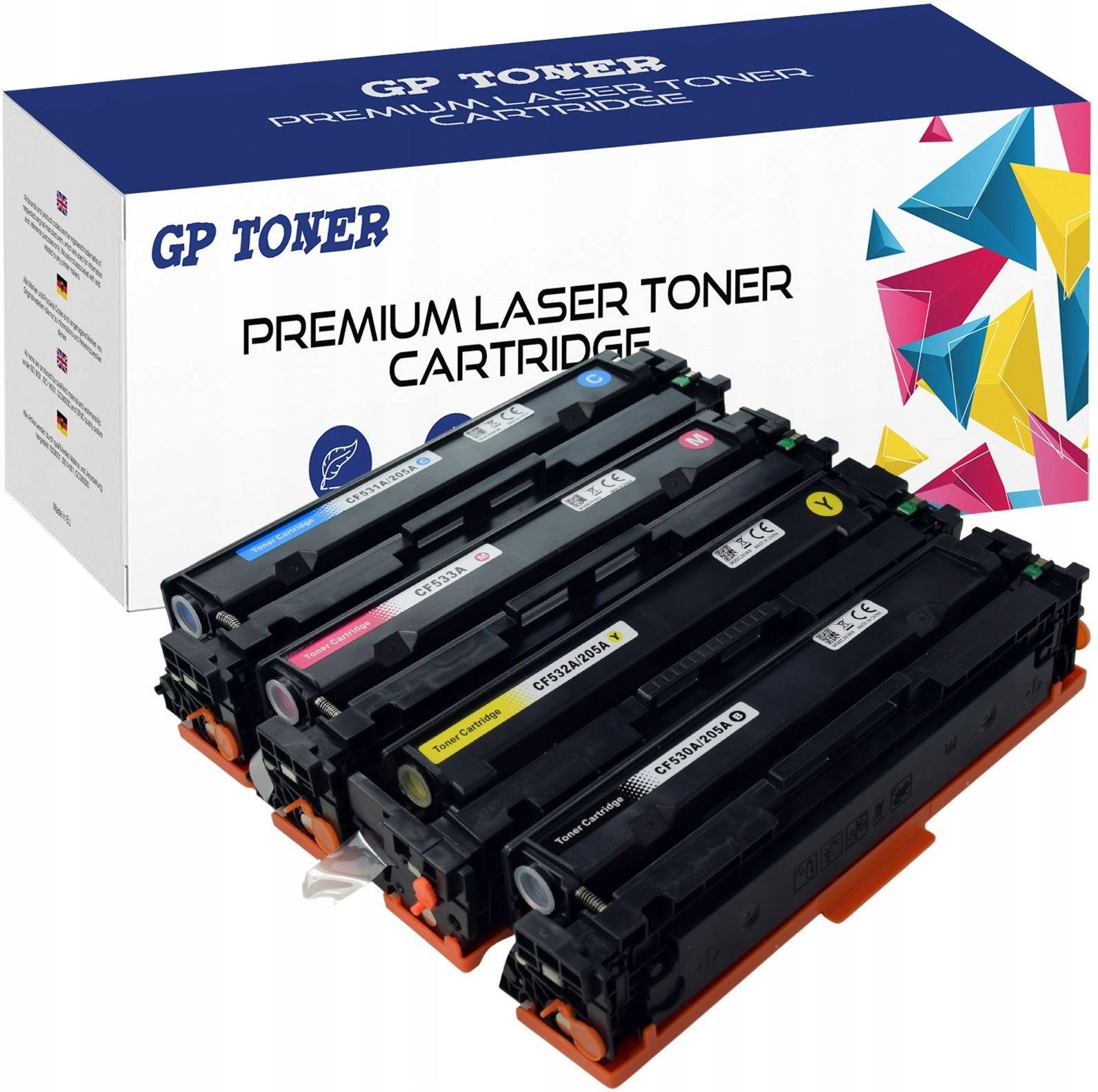 GP TONER 4X DO HP M180N M181FW 205A CF530A - CF533A (GPHCF534ACMYK ...