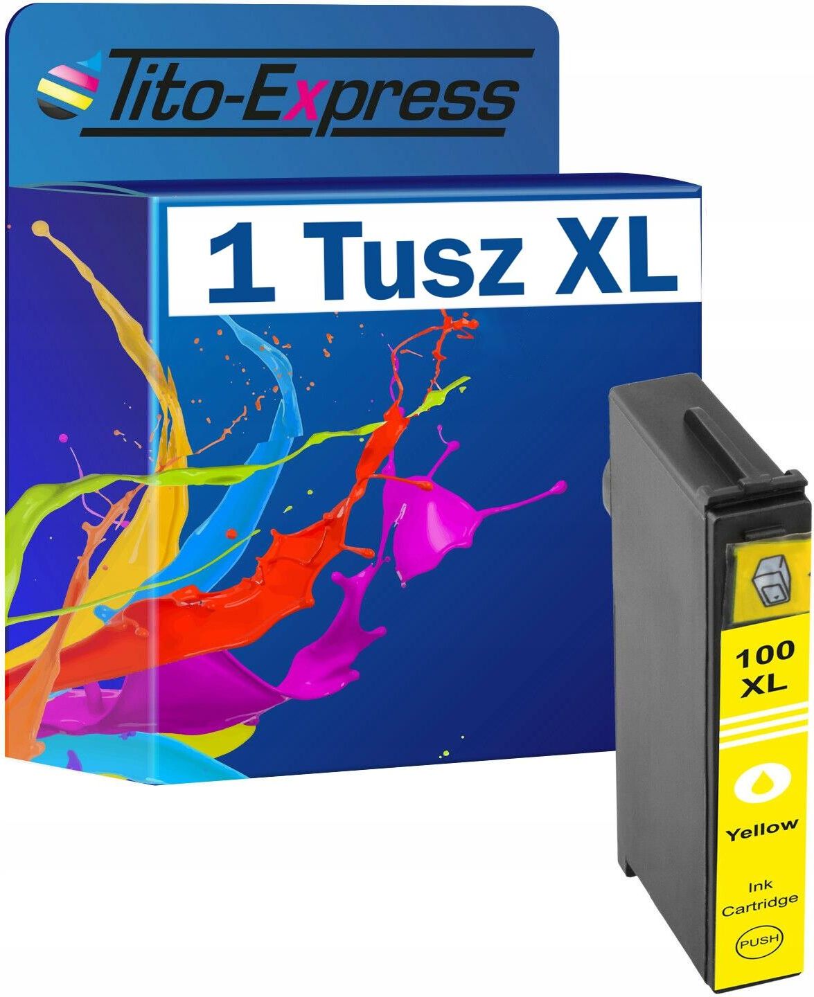 Tusz TITO-EXPRESS TUSZ LEXMARK 100XL ŻÓŁTY S810 S300 PRO 901 800 ...
