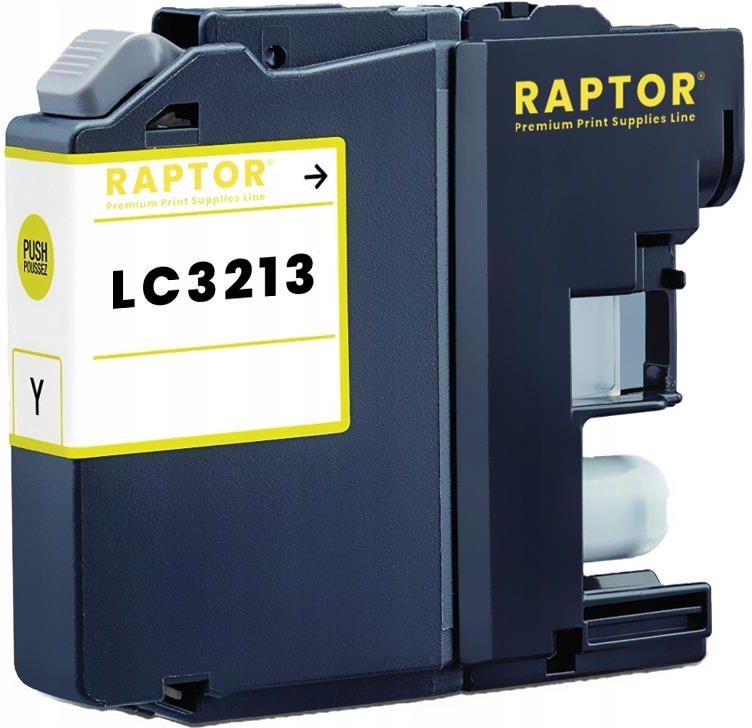Tusz RAPTOR TUSZ LC3213 DO BROTHER DCP J572DW DCP J772DNW BR3213Y1 tusz-raptor-tusz-lc3213-do-brother-dcp-j572dw-dcp-j772dnw-br3213y1