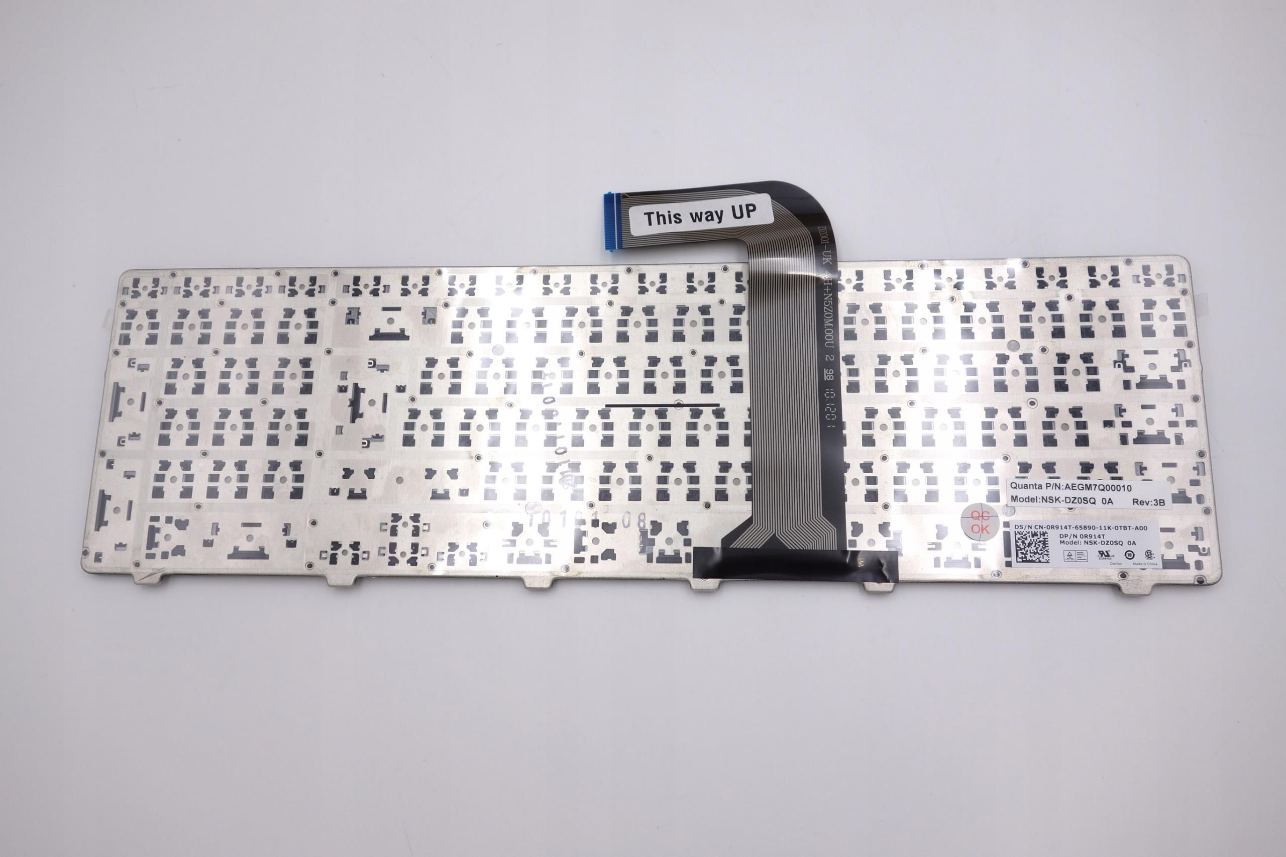 Podzespoły do laptopa DELL NOWA KLAWIATURA INSPIRON 17R N7110 NR R914T ...