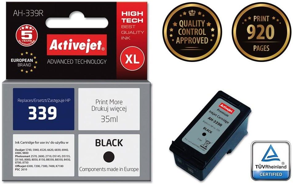 Tusz Activejet HP 339 Czarny AH-339R do drukarki - Opinie i ceny na ...