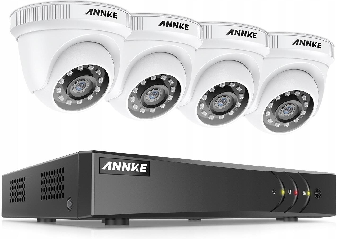 Zestaw do monitoringu Annke System Kamer Monitorujących 8Ch 1080P ...