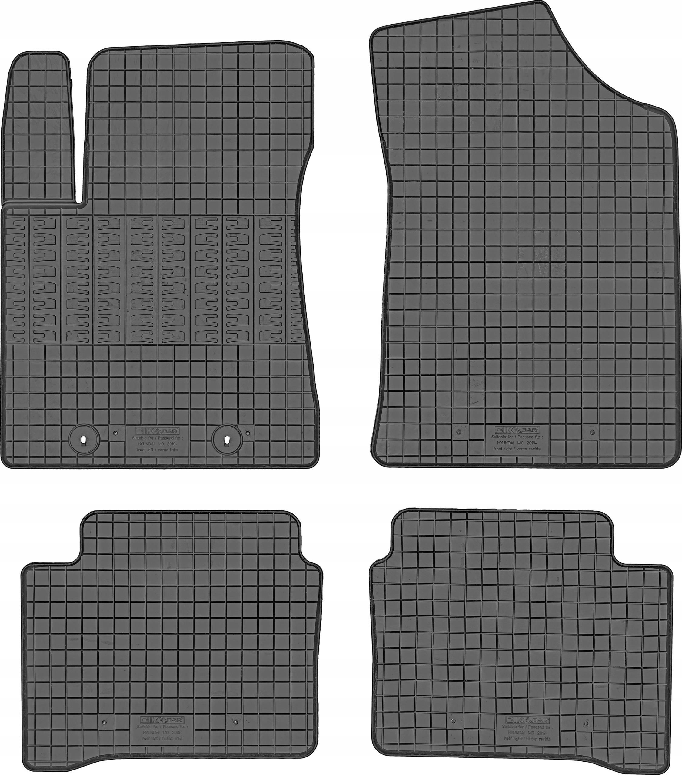 Dywanik samochodowy Newstyling Hyundai I10 2019- Dywaniki Gumowe ...