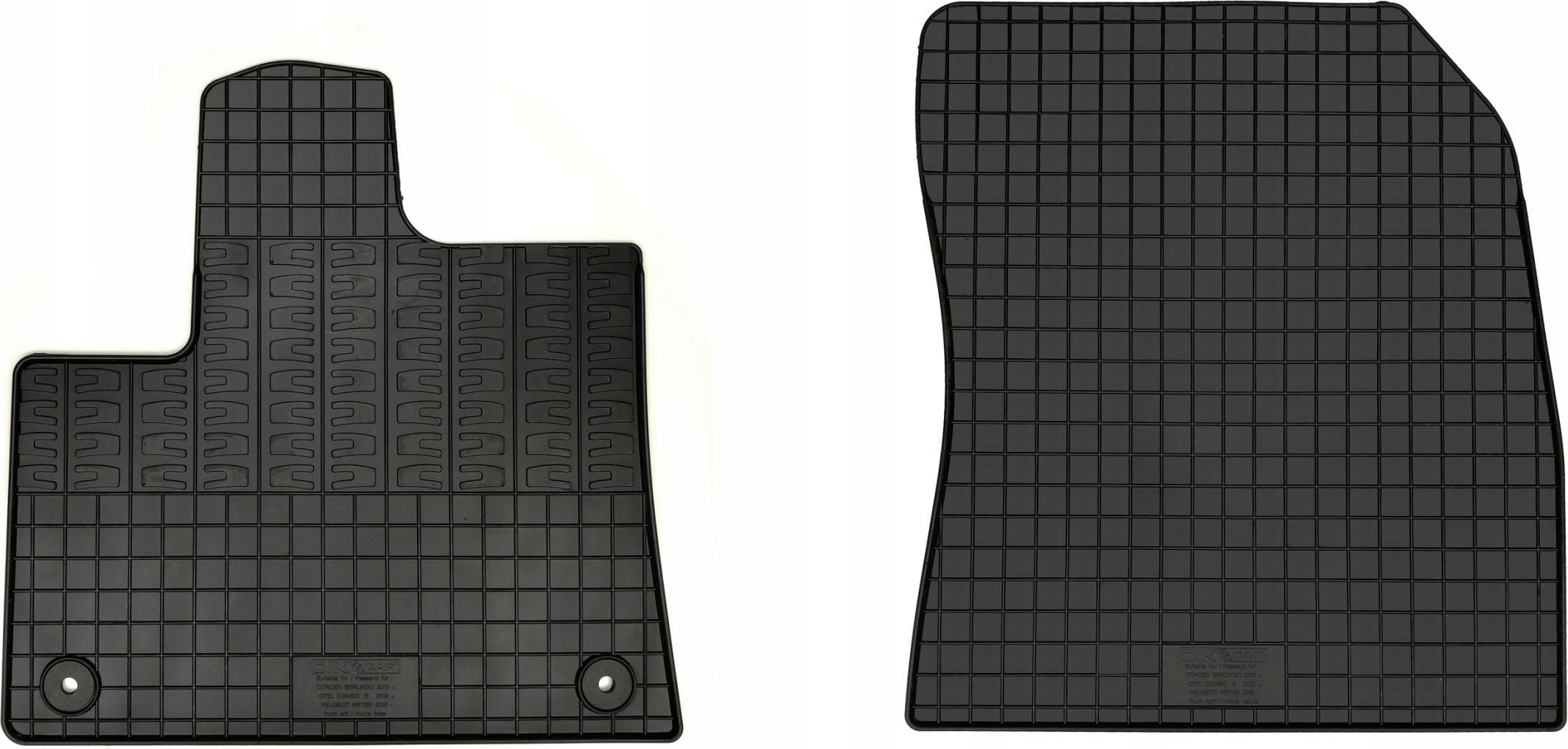 Dywanik samochodowy Cikcar Dywaniki Gumowe Peugeot Partner 2018- 2P. *Cikcar RMCIKCIT00031 ...