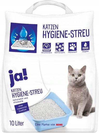 Ja! Rewe Biały Żwirek 10L Bentonitowy Naturalny Bezpyłowy R (6242740 ...