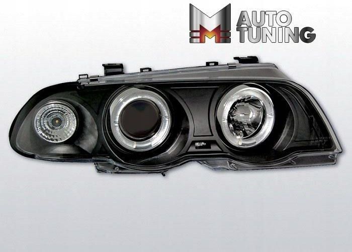 Lampa przednia Sonar Lampy Bmw E46 05.98-08.01 Angel Eyes Black TTLPBM39 - Opinie i ceny na Ceneo.pl