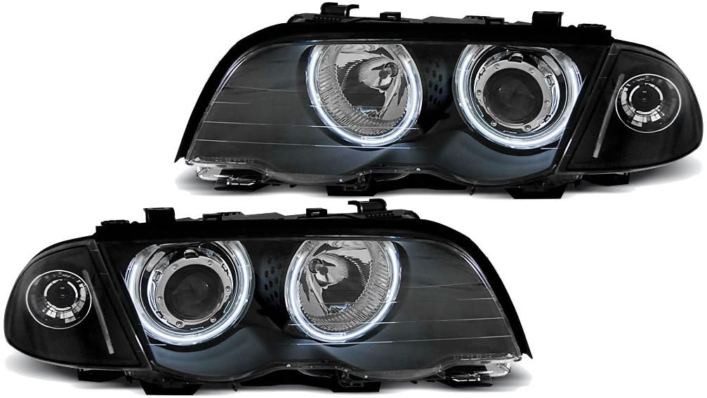 Lampa przednia Eagle Eyes Lampy Bmw E46 Sedan 98-01R Białe Ringi Ccfl LPBM66 - Opinie i ceny na ...