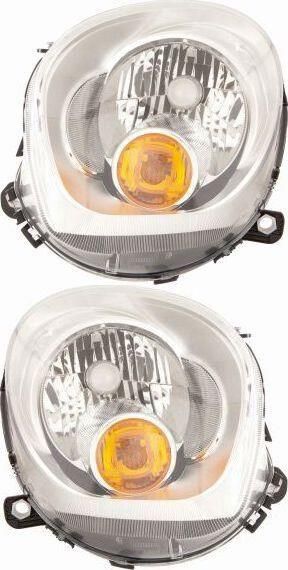 Lampa przednia Depo Reflektory Lampy L+P Mini Countryman -16 H4 ...