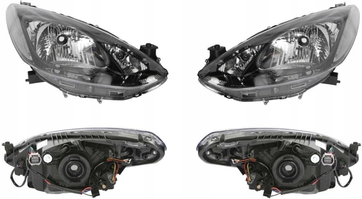Lampa przednia Tyc Reflektor Lampa Mazda 2 De 07-10 L+P SS4533091E ...