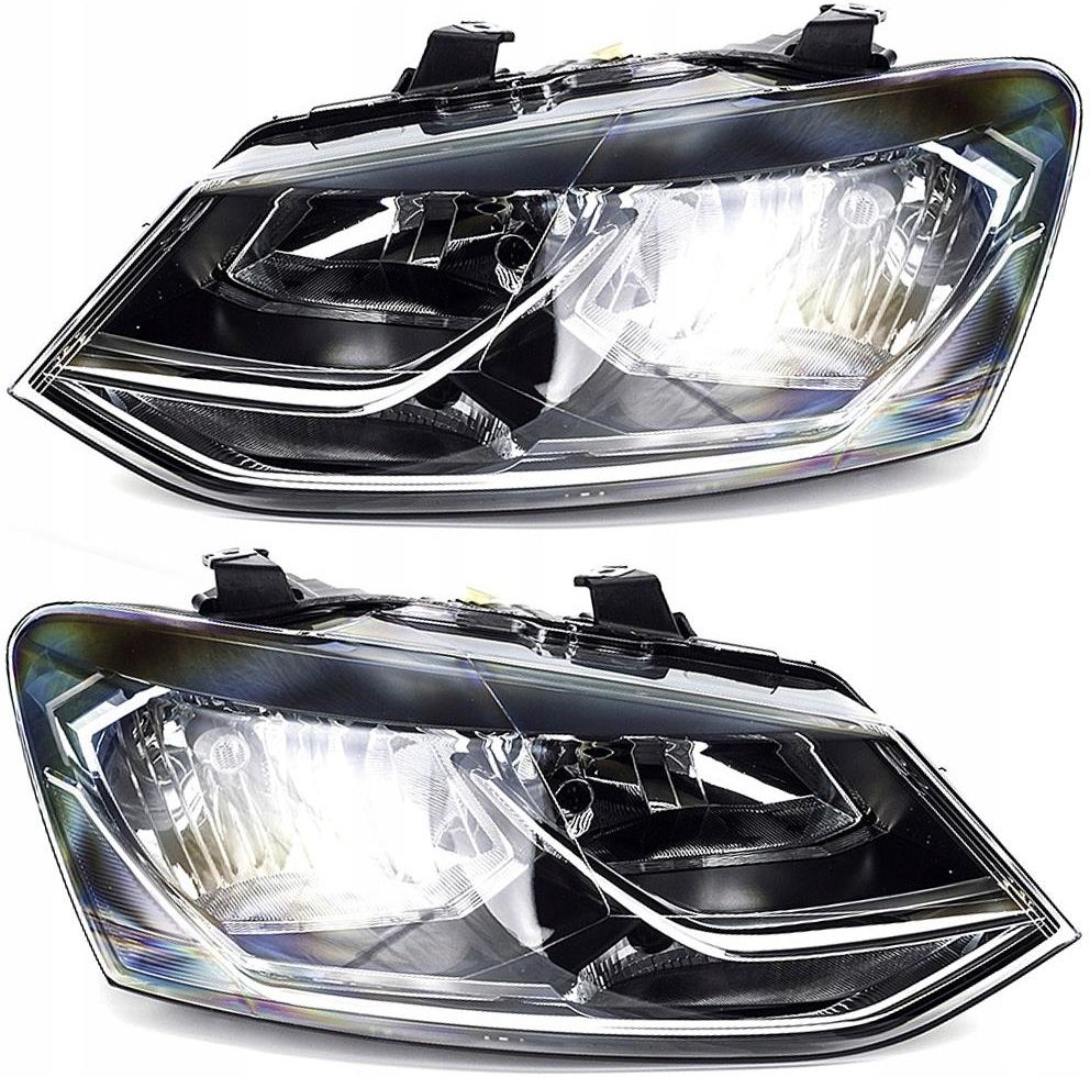 Lampa przednia Depo Reflektor Lampy Vw Polo Black '09 L+P -Depo ...