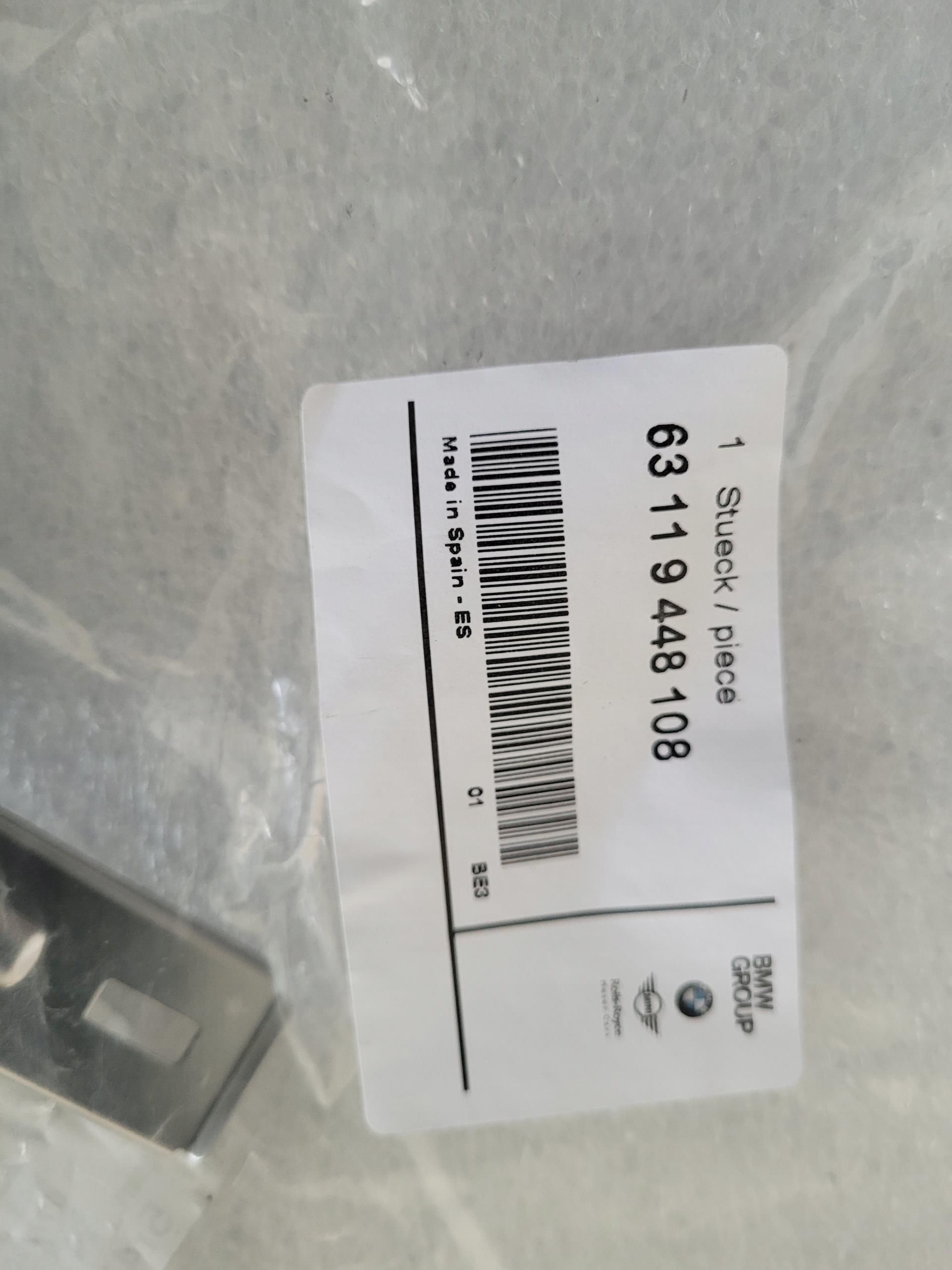 Lampa przednia Bmw Oe 1 F40 Ślizg Lampy Przedniej L+P 63119448107 ...