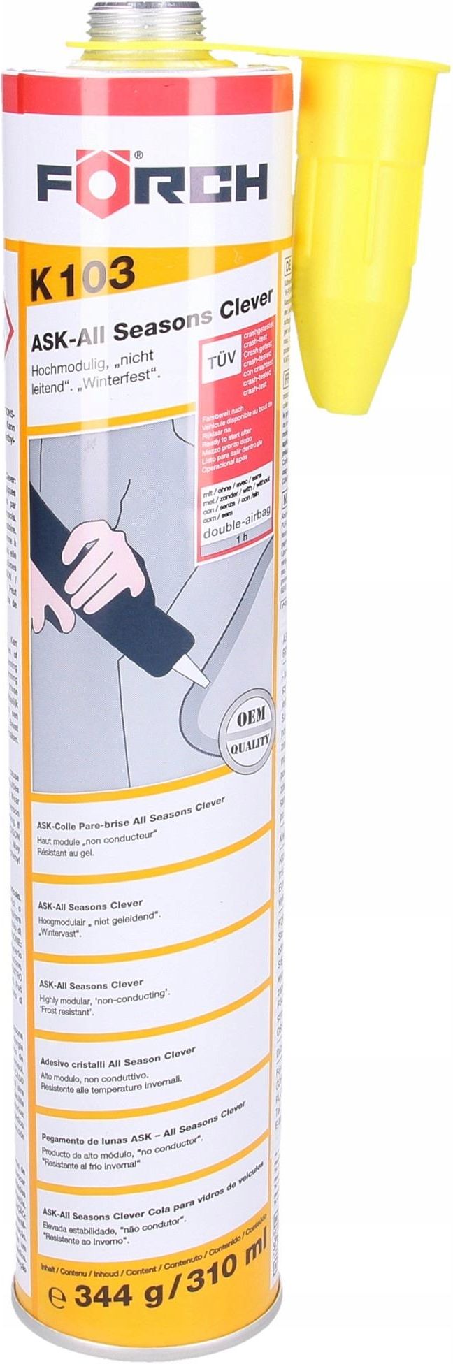 Forch Klej Do Szyb All Seasons Clever K103 310Ml 9738680752 - Opinie i ...