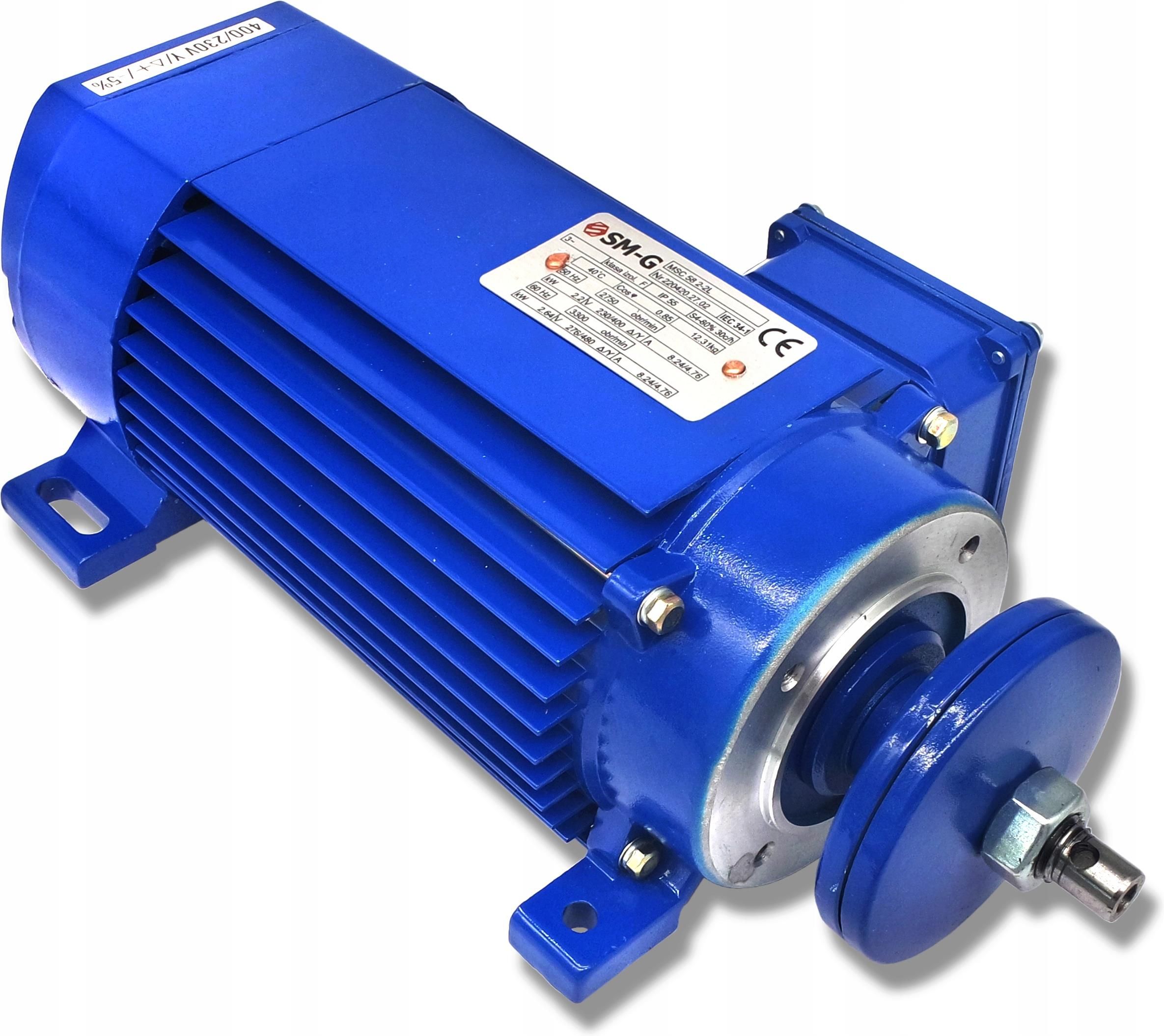 Sm-G Silnik Elektryczny 2,2Kw 230/400V 2750Obr L Jamnik 3285.Msc.58.2 ...