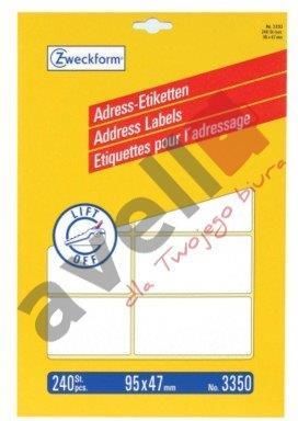 Avery-Zweckform ZWECKFORM LABELS 3350 (3350) - Ceny i opinie - Ceneo.pl