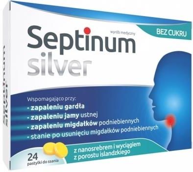 Septinum Silver 24 pastylki do ssania - Opinie i ceny na Ceneo.pl