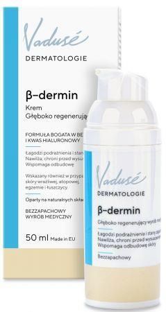 Dermokosmetyk Vaduse Dermatologie β-dermin Krem Głęboko Regenerujący 50 ...