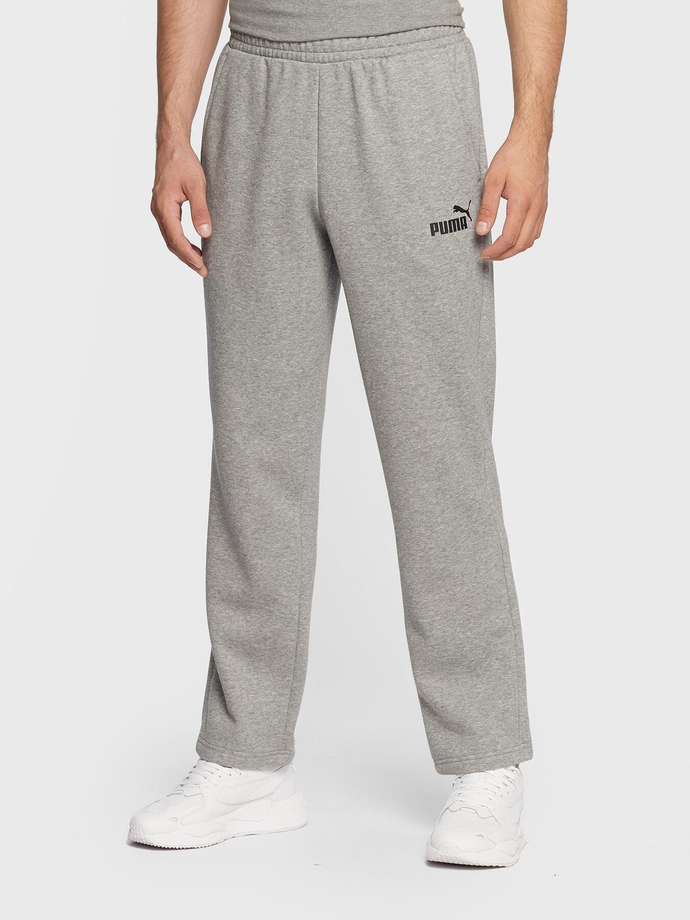 Puma Spodnie dresowe Essentials Logo 586718 Szary Regular Fit - Ceny i ...