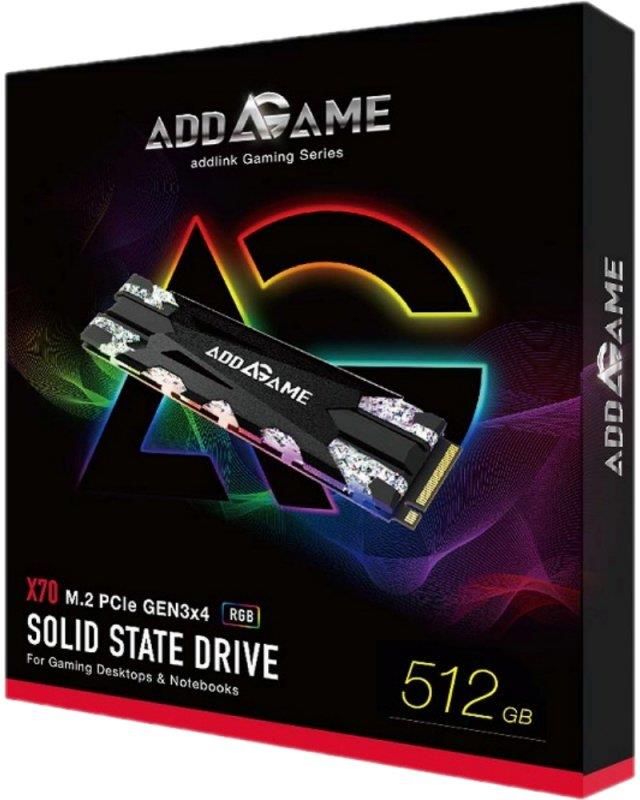 Dysk SSD addlink AddGame X70 512GB M.2 2280 PCIe GEN3X4 NVMe - Opinie i ...