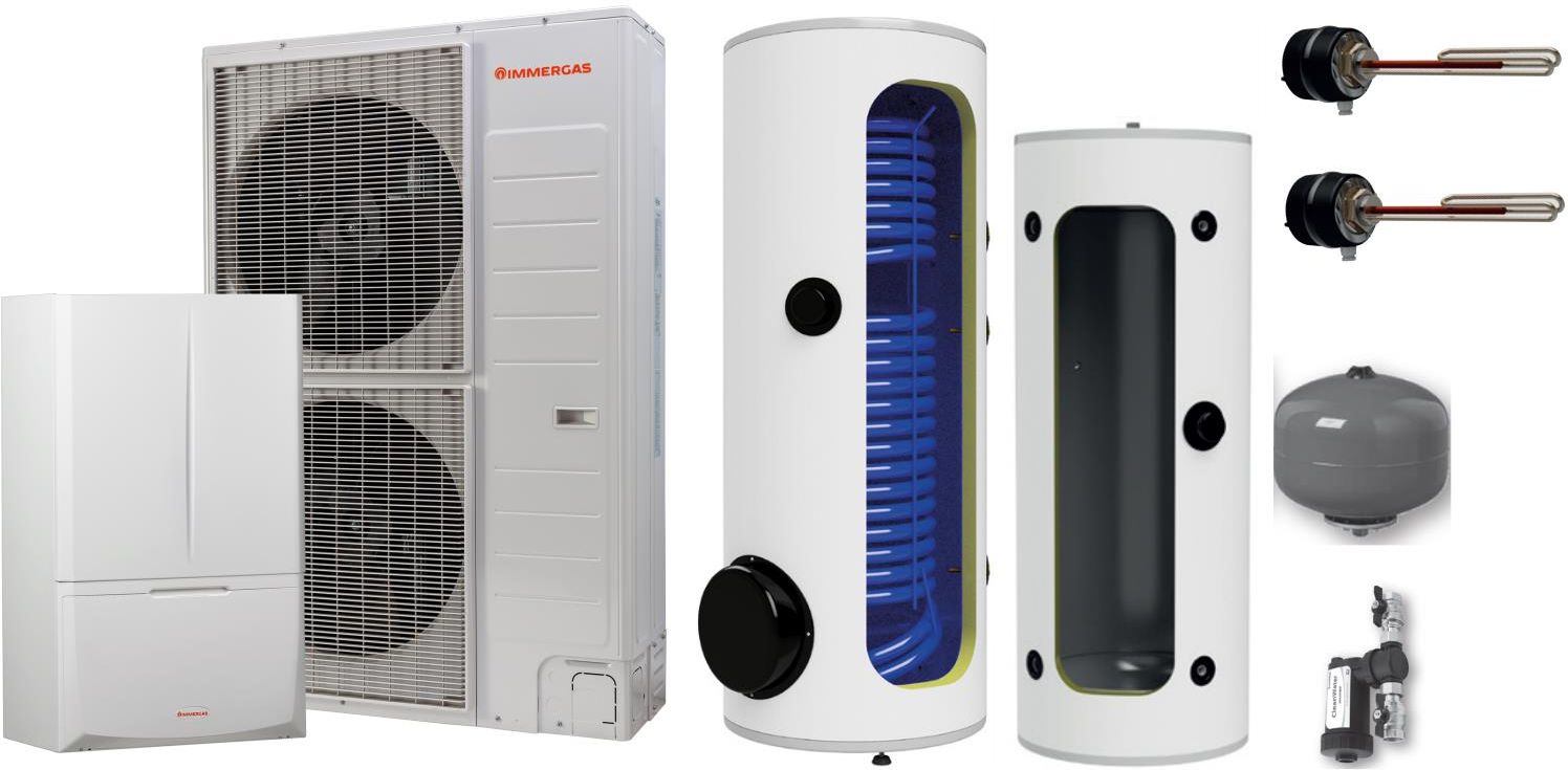 Pompa ciepła Immergas Zestaw Pompa Ciepła Split Magis Pro 14 V2 T M300 B250 (W) 99000133 ...