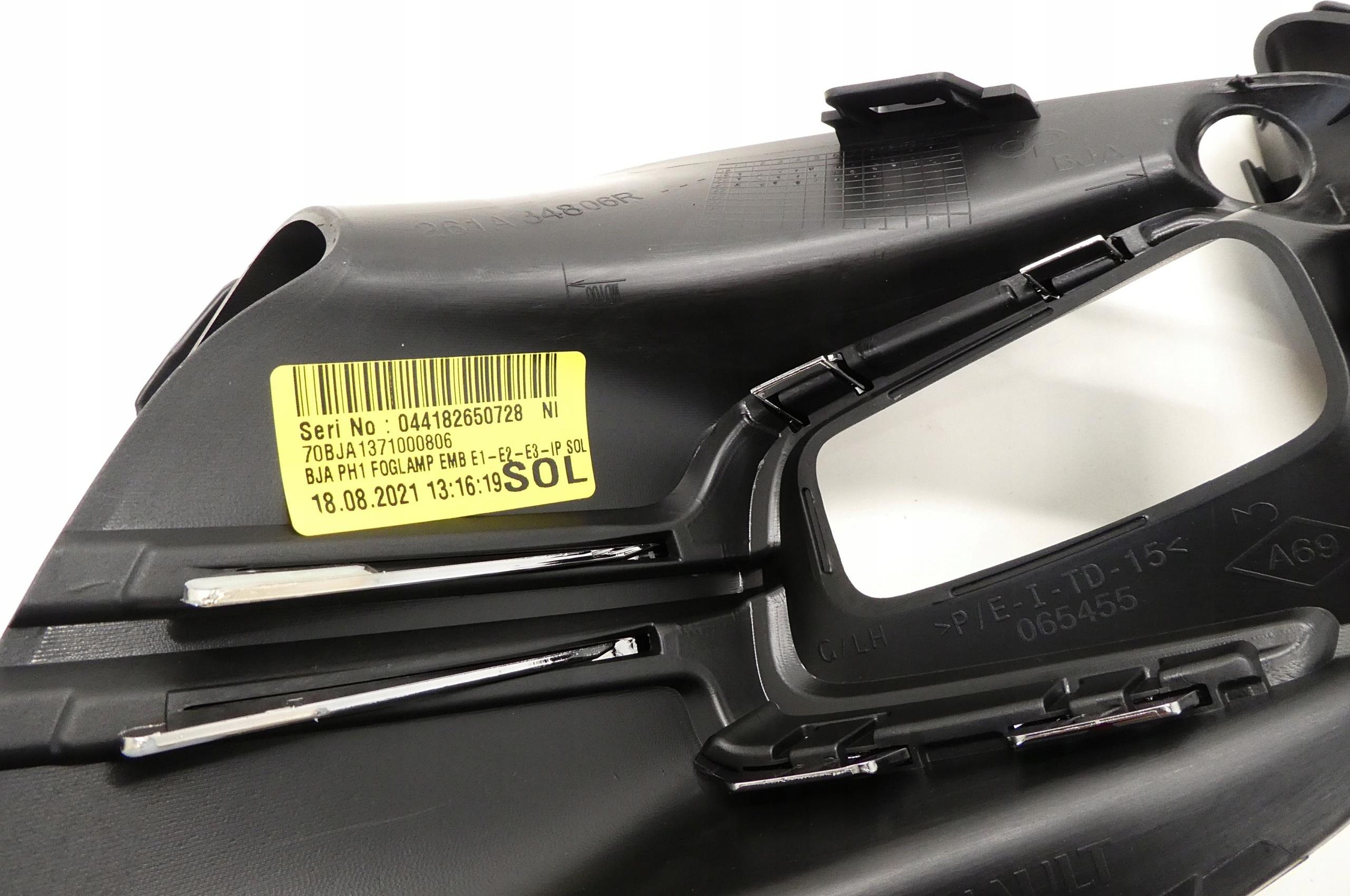 Renault Oe 2x Kratka Osłona Halogenu Zaślepka Zderzaka Clio V ...