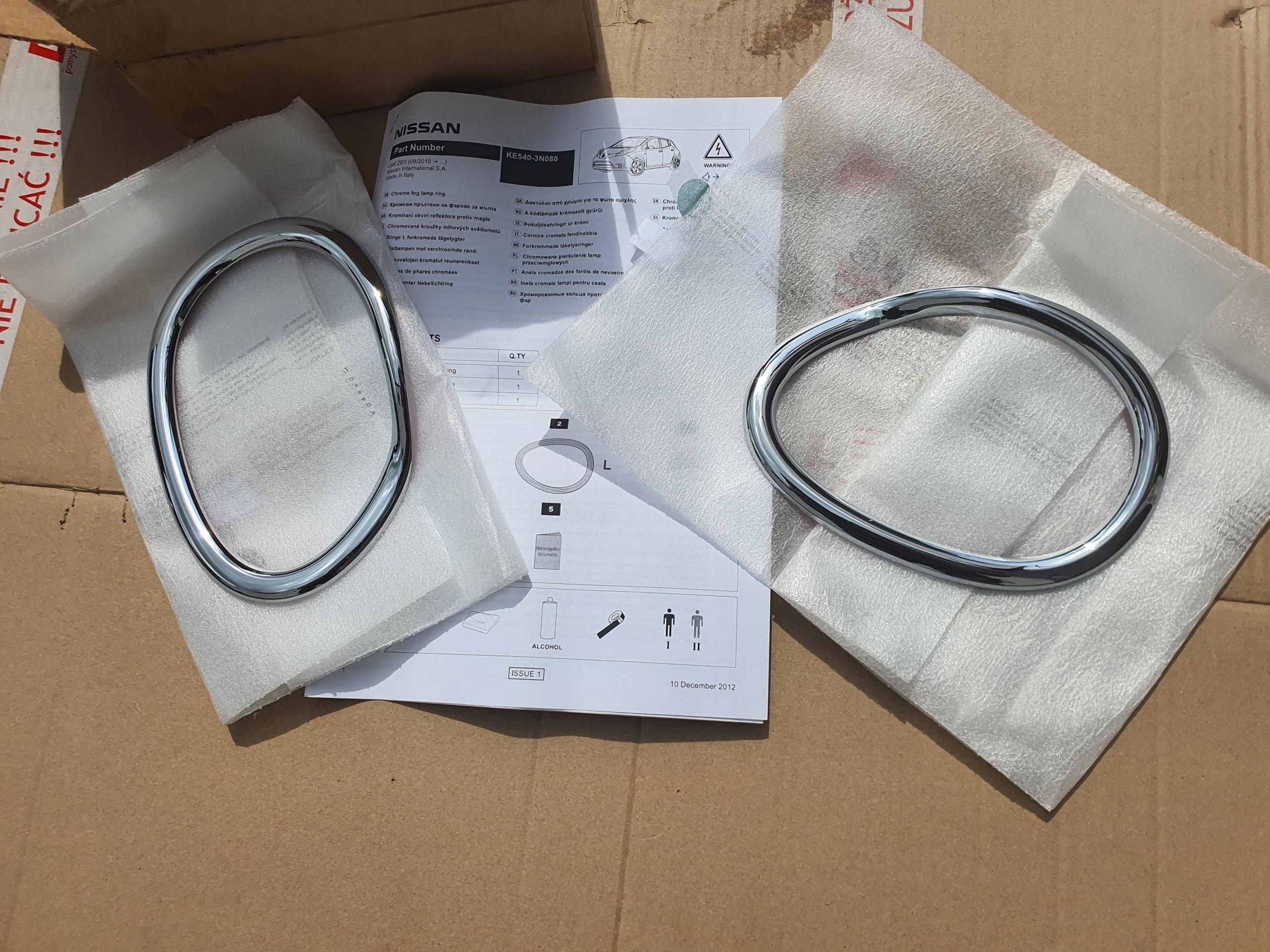 Nissan Oe Ramka Halogenu Ramki Chrom Leaf Oryginał KE540-3N080 - Opinie ...