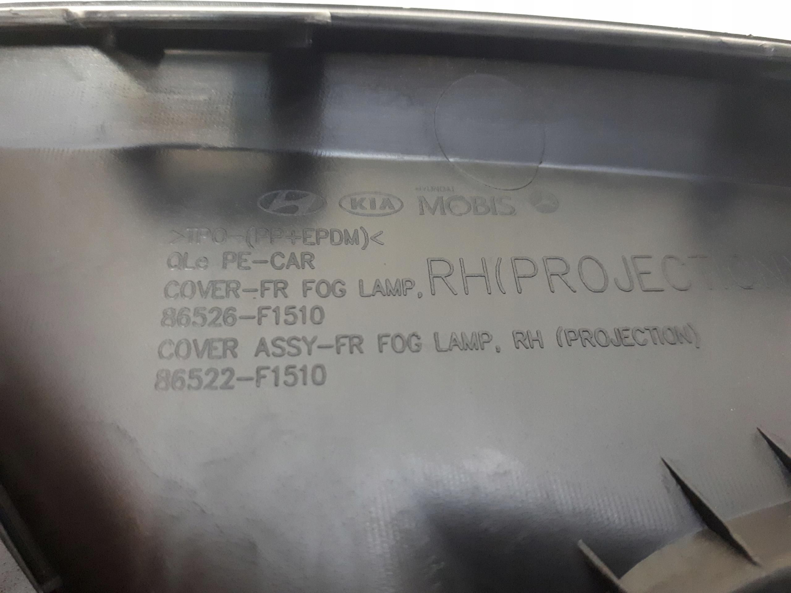 Kia Oe Kratka Zderzaka Prawa Sportage IV 86522-F1510 86526-F1510 ...