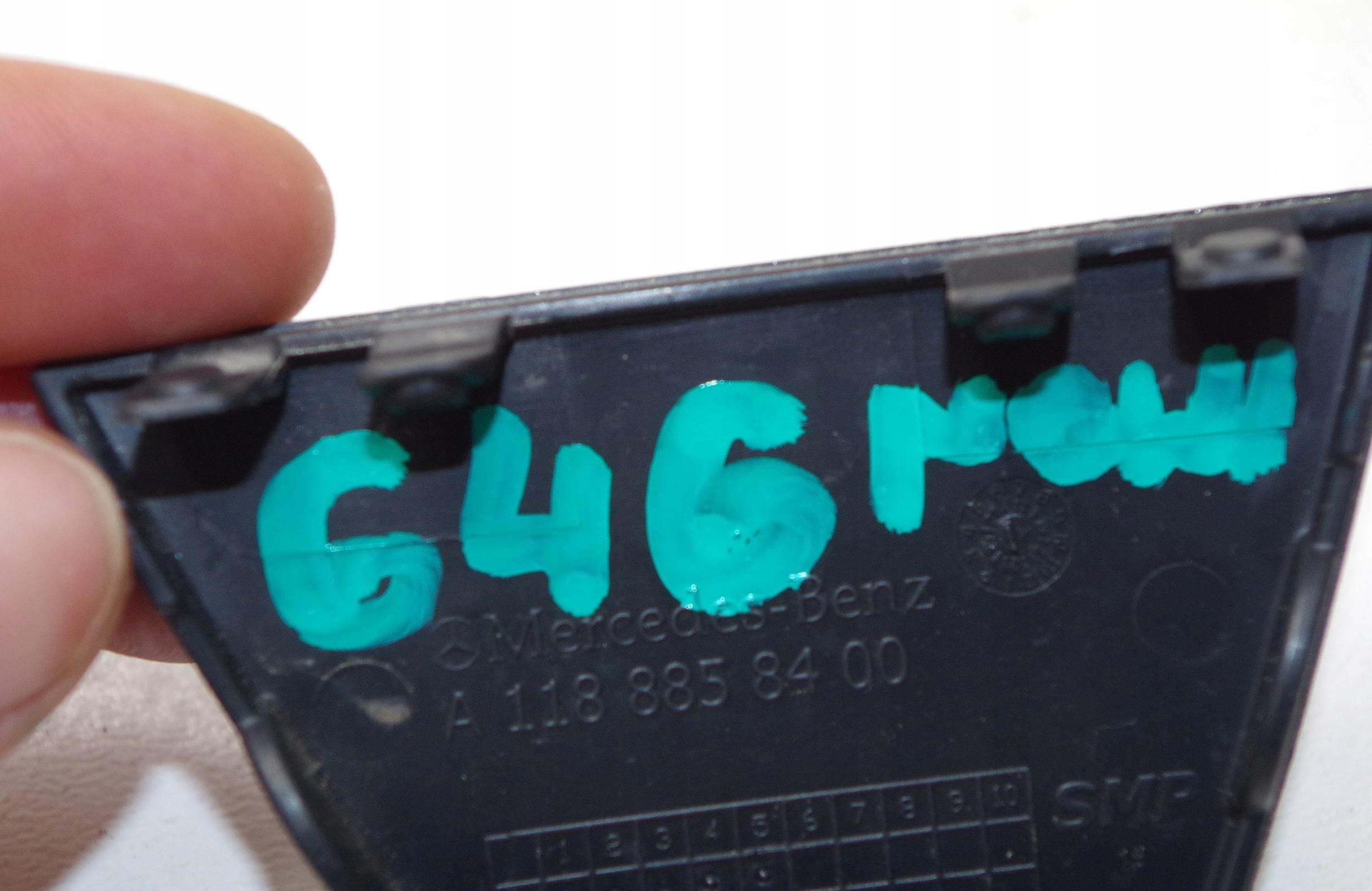 Mercedes-Benz Oe Zaślepka Zderzaka Tył Mercedes W118 Cla A1188858400 ...