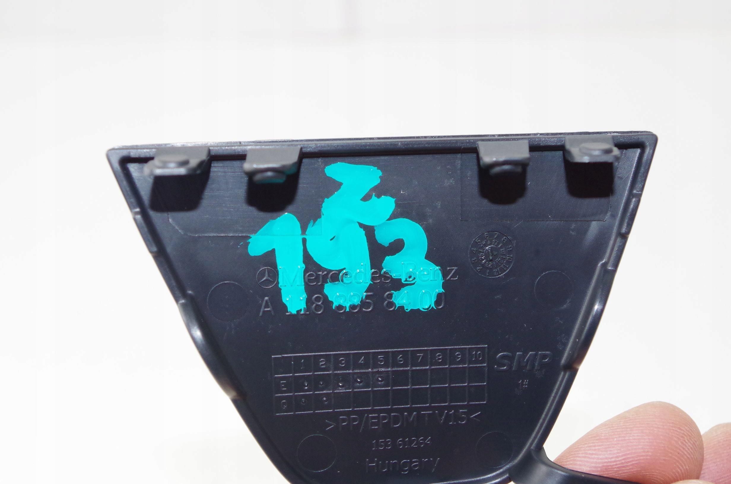 Mercedes-Benz Oe Zaślepka Zderzaka Tył Mercedes W118 Cla A1188858400 ...