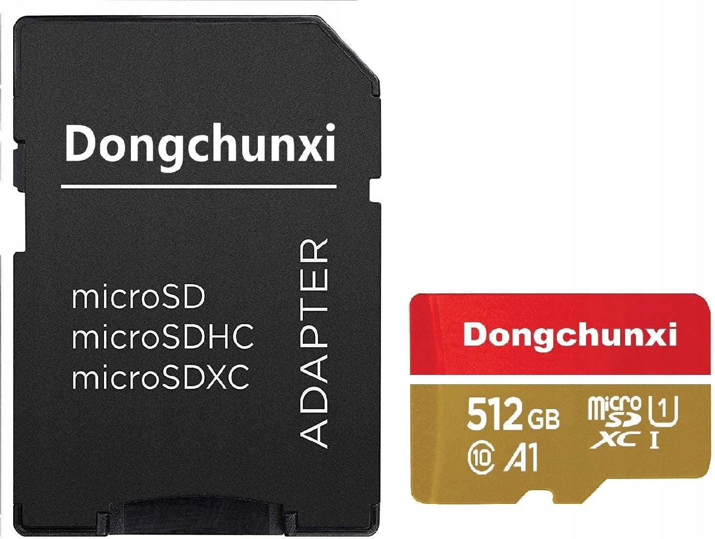 Karta pamięci do aparatu Karta Microsd 512GB Micro + Adapter Sd - Ceny ...