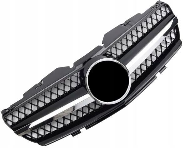 Grill Mercedes R230 Sl 2001-02/2006 Black Chrome GR230031-A638 - Opinie ...