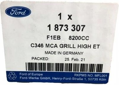 Ford Oe Kratka Grill Zderzaka Przód Focus Mk3 1873307 - Opinie i ceny ...