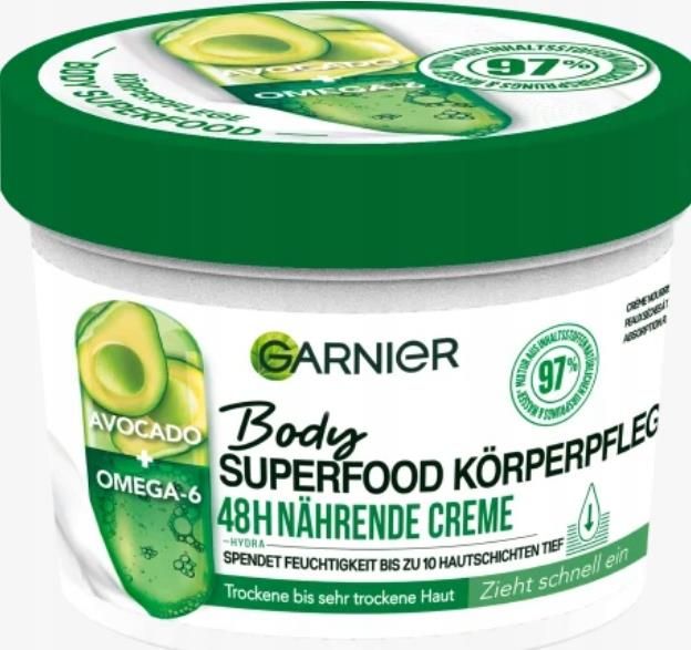 Garnier Body Superfood Krem do ciała z awokado 380 ml - Opinie i ceny ...