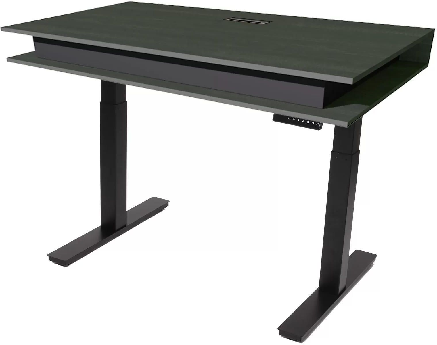 Ergonome Biurko Elektryczne Podnoszone Z Szufladą Levitate /Czarny ...