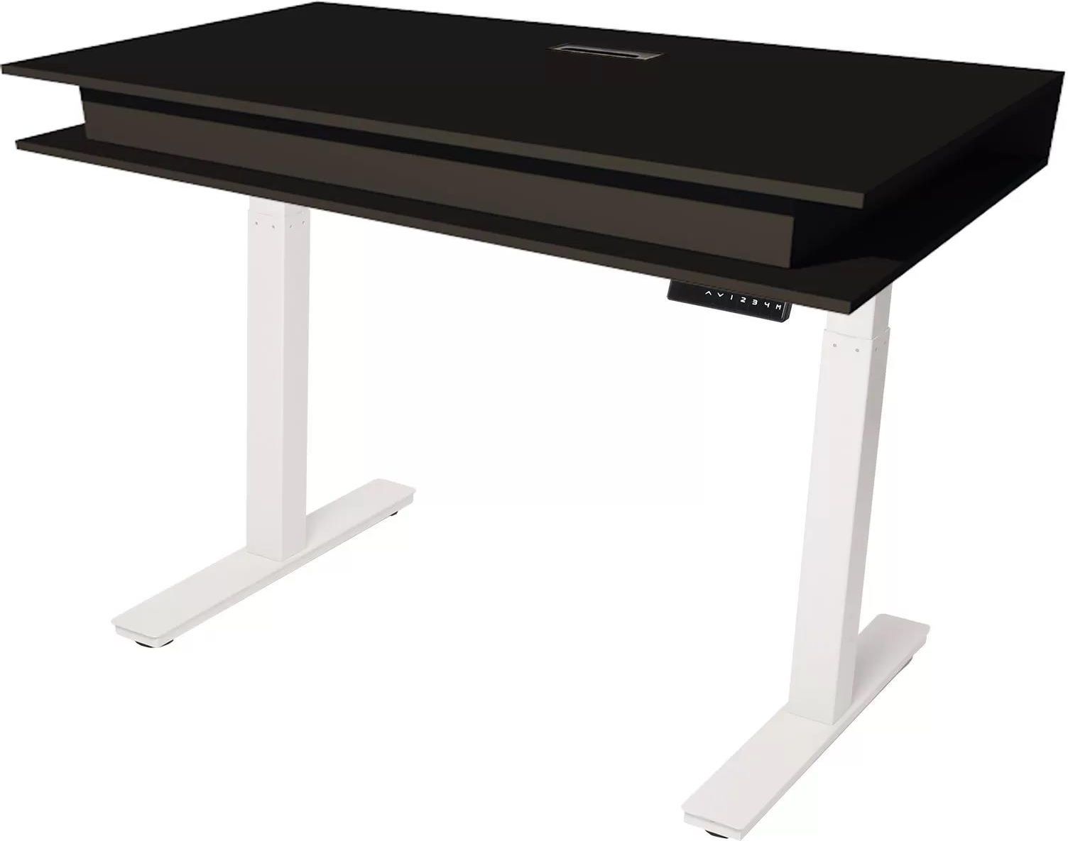 Ergonome Biurko Elektryczne Podnoszone Z Szufladą Levitate /Biały/Biały ...