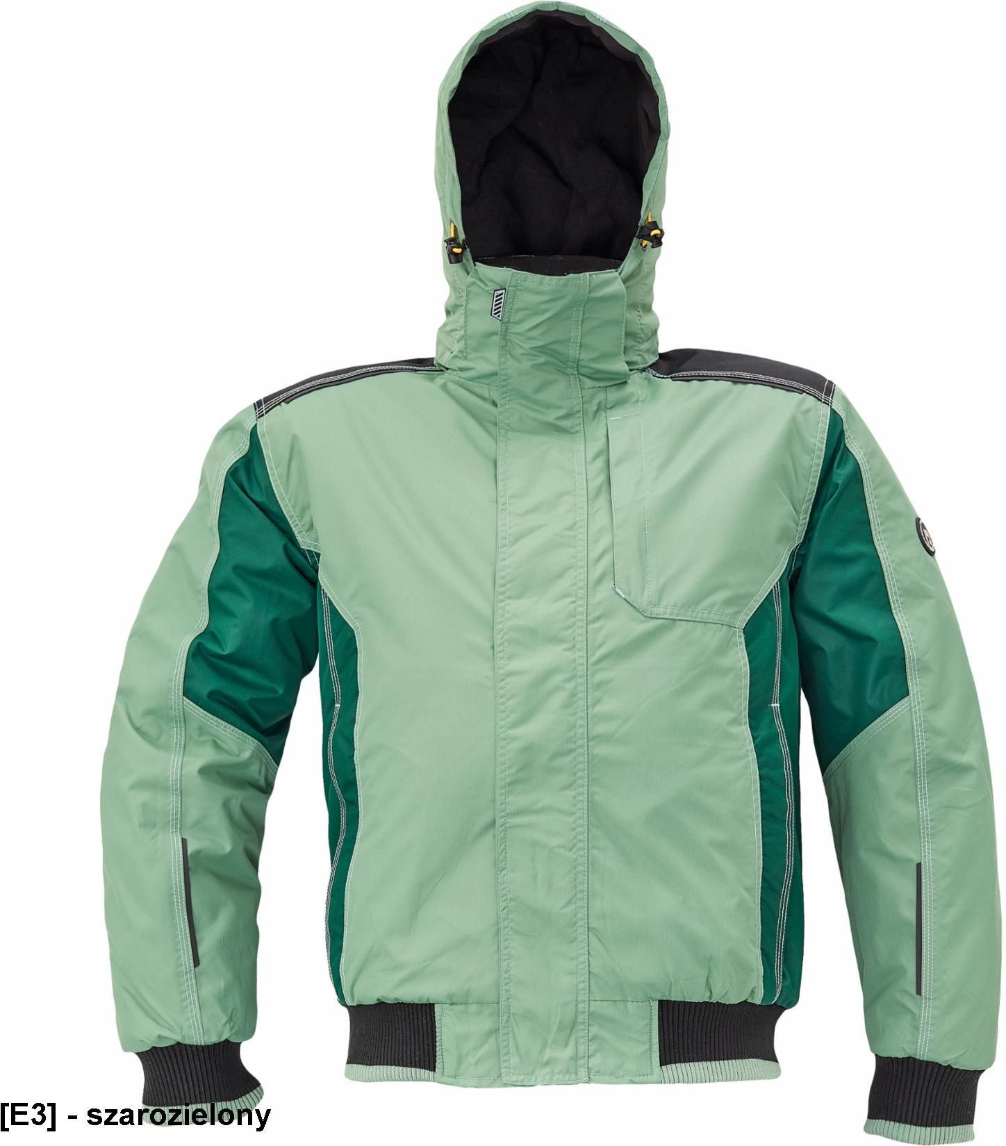 Cerva Dayboro Pilot Kurtka Męska Kurtka Pilotka Odpinany Kaptur Polar ...