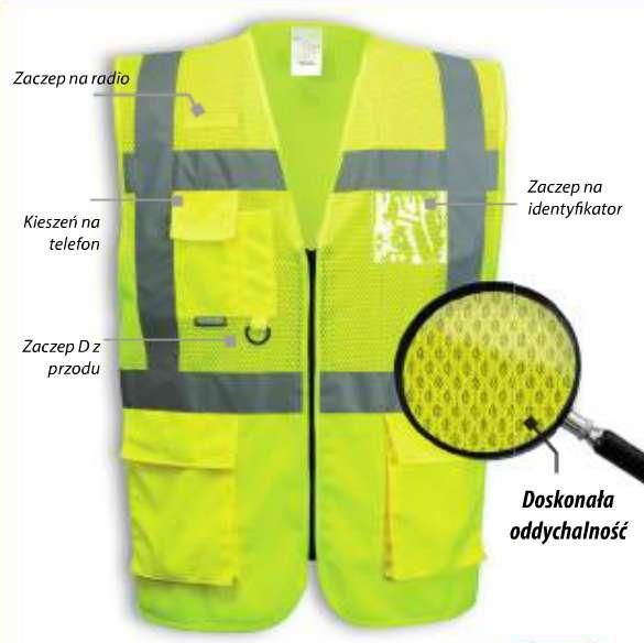 Portwest C496 Kamizelka Siatkowa Ostrzegawcza Madrid Executive Żółty L - Ceny i opinie - Ceneo.pl