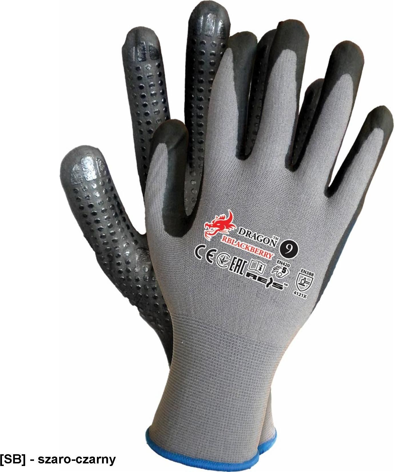 R E I S Rblackberry Rekawice Ochronne 7 8 9 10 8 - Ceny i opinie - Ceneo.pl